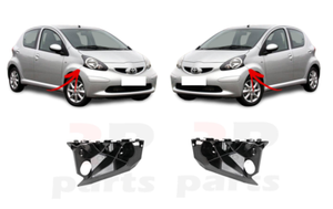 FOR TOYOTA AYGO 2005 - 2012 NEW FRONT BUMPER BUMPER HOLDER BRACKET PAIR ...