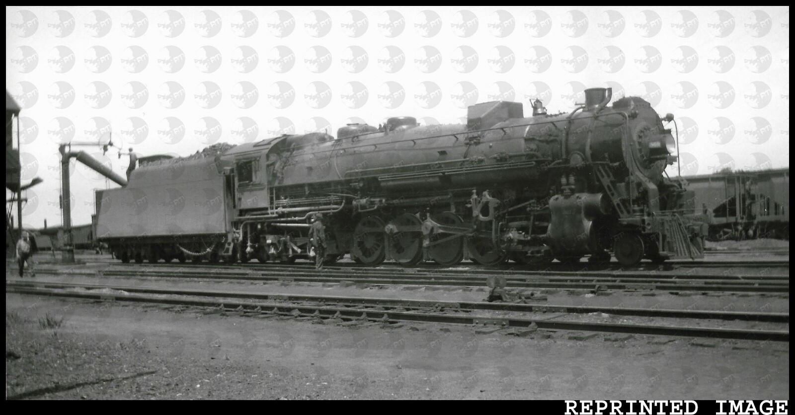 Chicago Great Western Railroad CGW Engine 869 Texas Type 2-10-4 Oelwein ...