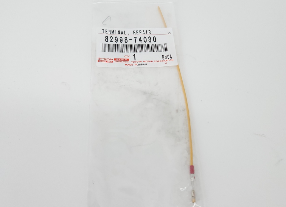 Genuine OEM Toyota 82998-74030 Terminal Repair Wire | 1 Year | 8299874030