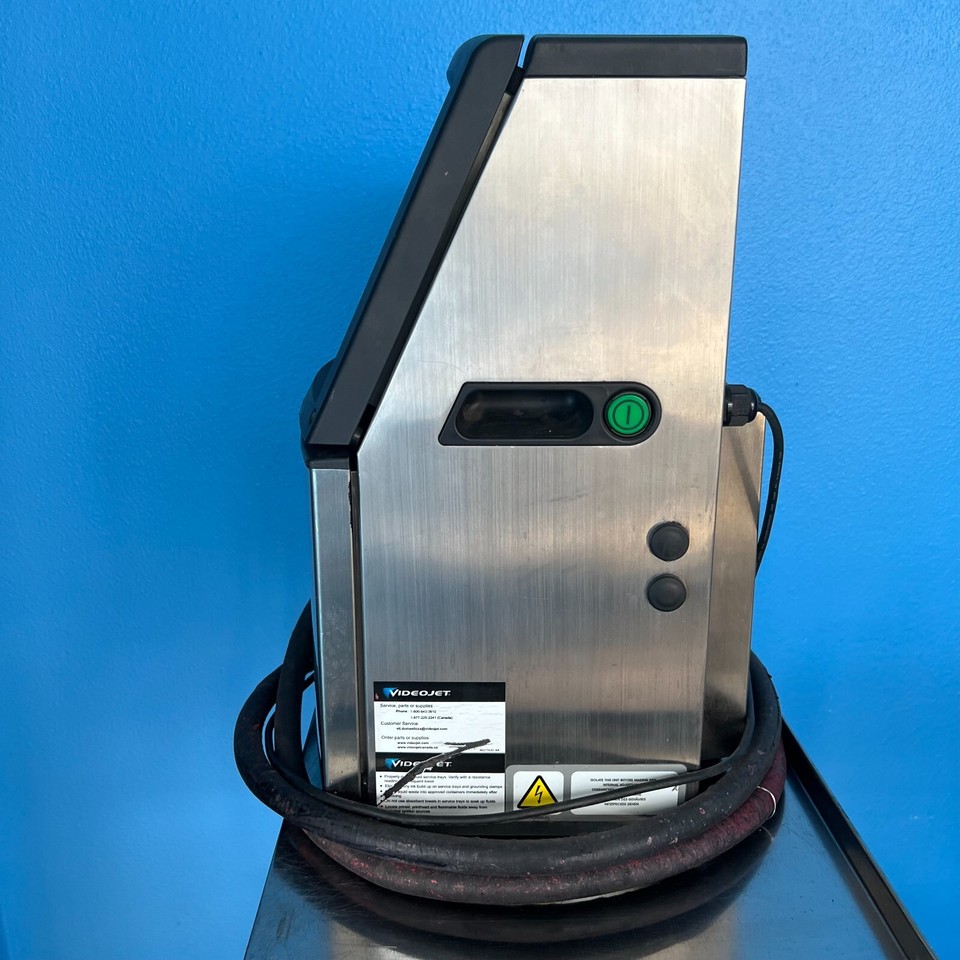 Videojet 1520 Inkjet Industrial Printer Coder Coding QR, Lot, Guarantee ...