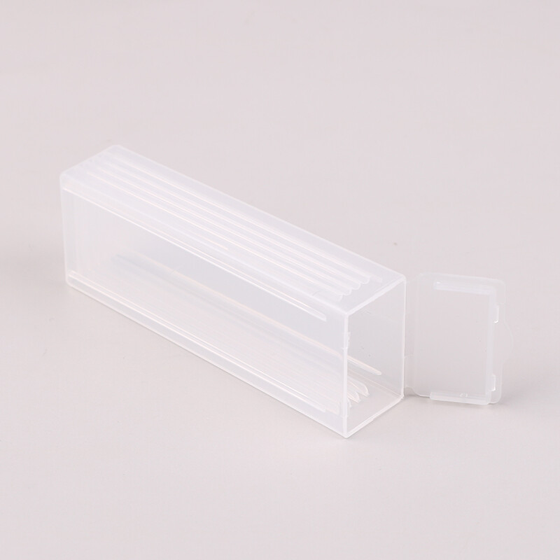 Plastic Microscope Slide Holder Storage Box Microslide PP Holds 5 ...