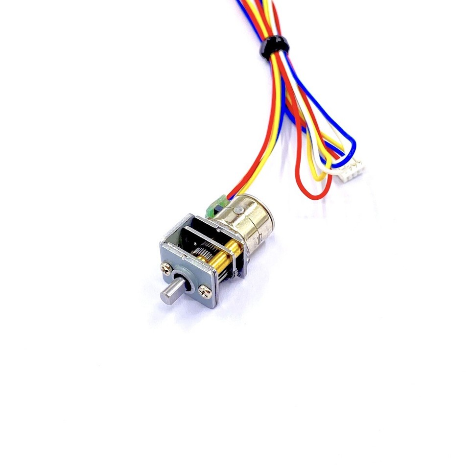 DC 5V 12V Micro 8mm/10mm/15mm 2-phase 4-wire Metal Gearbox Reducer ...