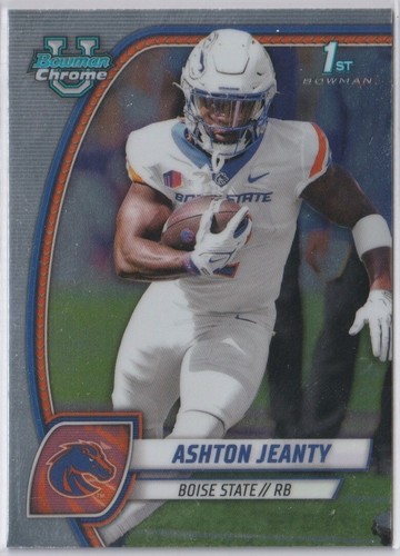 2024 Bowman Chrome University Ashton Jeanty #17 Base 1st Bowman RC ...