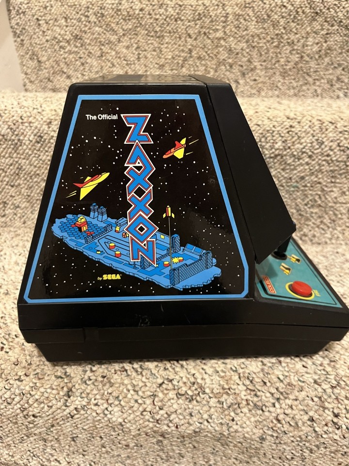 COLECO ZAXXON BY SEGA VINTAGE 1982 - TABLETOP MINI ARCADE GAME - TESTED ...