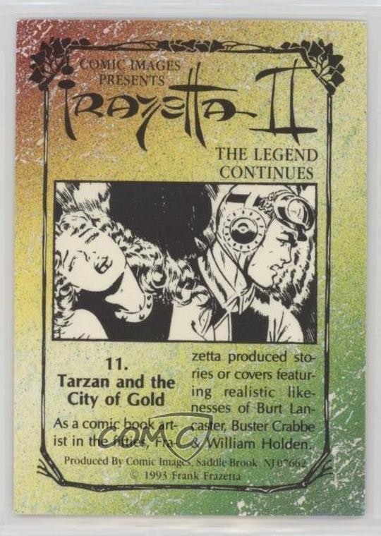 1993 Comic Images Frazetta II: The Legend Continues Tarzan and City of ...