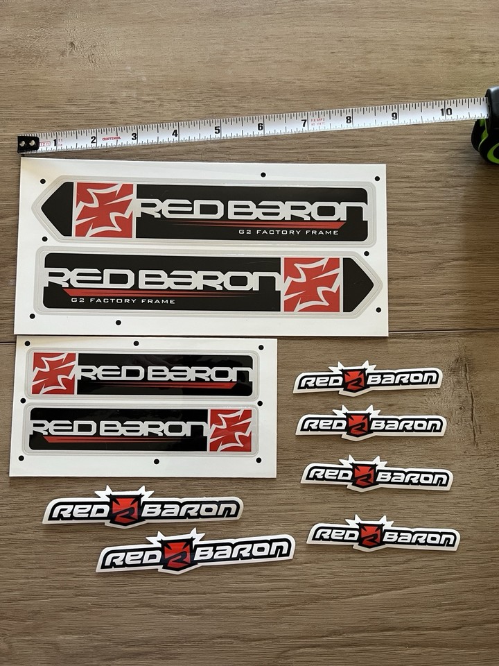 Red Baron G2 Decal Sticker Kit Crf50 Klx110 Crf70 Ttr110 | eBay