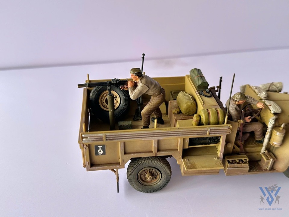 PRO-BUILT LRDG Command Car Tamiya 1:35 WW2 Desert Truck Model | eBay