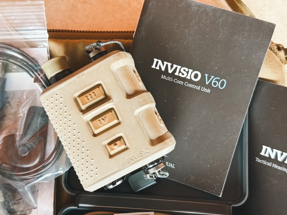 Ops-Core AMP Headset Invisio V60 X5 Comms Kit for 152 MBITR (INV16923 ...