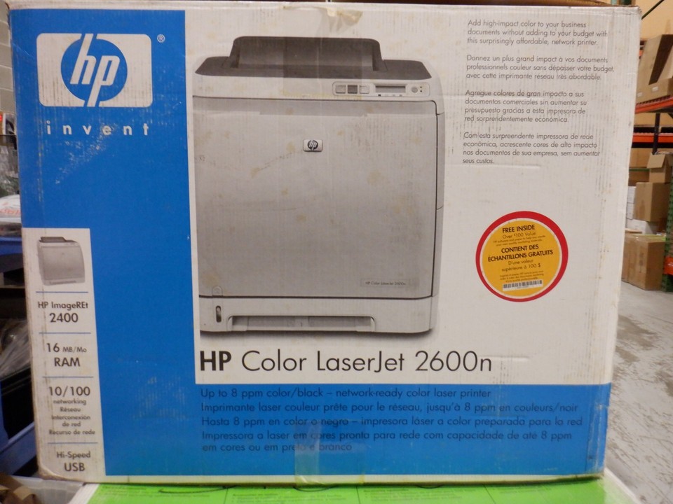 HP COLOR LASERJET 2600N PRINTER | eBay