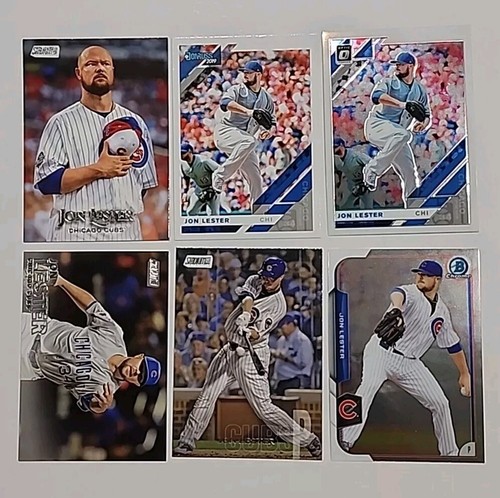 (11) Jon Lester Lot Stadium Club Topps Chrome Panini Chicago Boston St ...