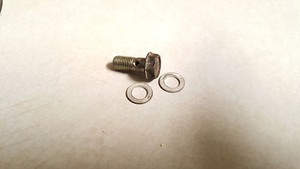 TOYOTA 23280-74100 2328074100 FUEL PRESSURE REGULATOR bolt banjo OEM ...
