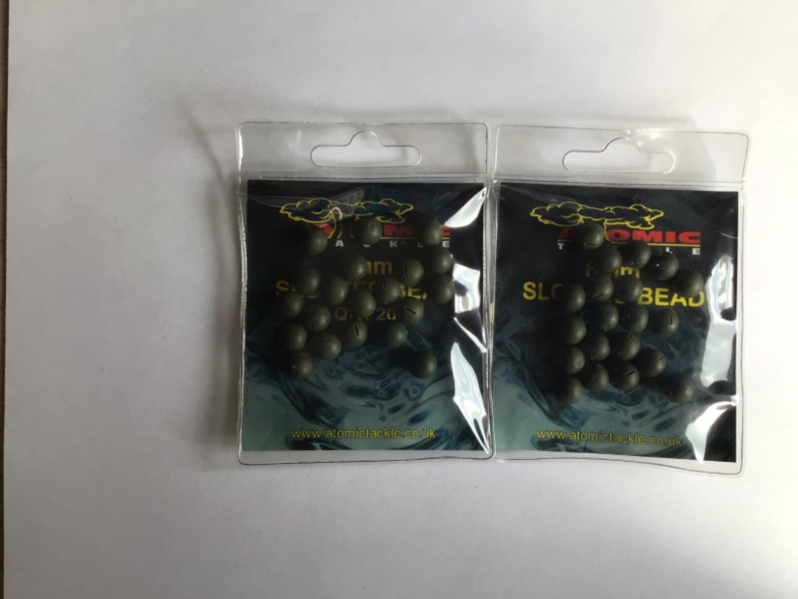 atomic tackle 8 mm slotted beads | eBay UK