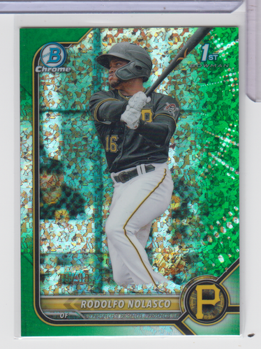 Rodolfo Nolasco Pirates Topps Bowman Chrome Green 39/99 #BCP-69 ...