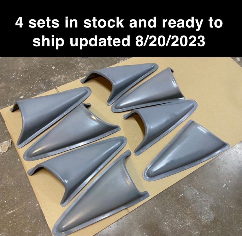 1949-77 VW Beetle Bug 1971-79 Super Beetle Rear Side Scoops Pair Baja