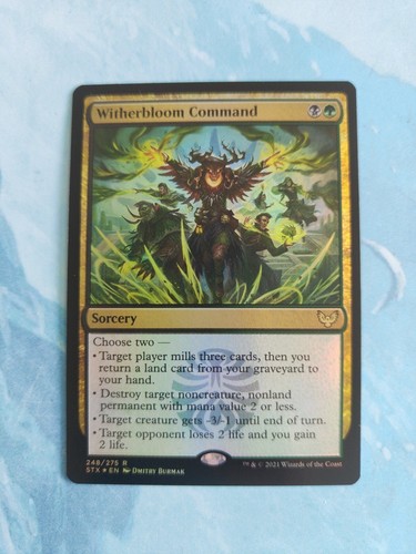 MTG - Witherbloom Command - Foil - Strixhaven: School of Mages | eBay