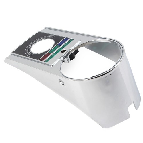 Chrome Speedometer Speedo Dash Panel Cover Housing Kit Fit 91-95 Harley ...