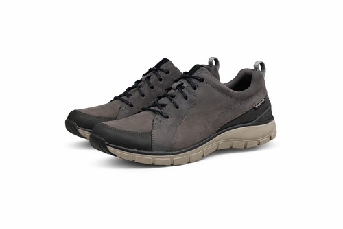 Clarks Women's Wave Walk Waterproof Shoes Taupe Nubuck Comfort Walking ...
