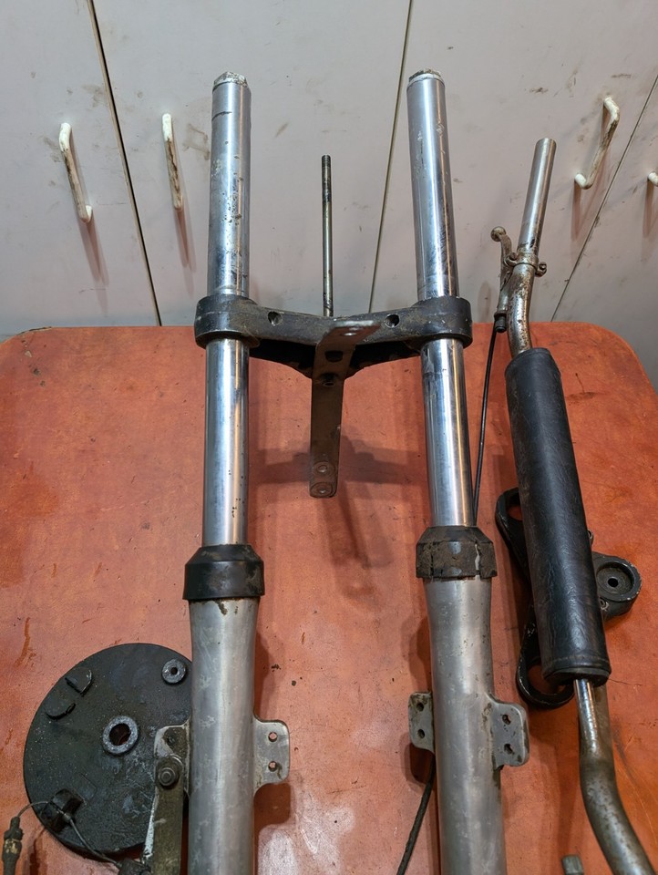 Rickman Bultaco Metisse Ceriani Betor 35mm Forks Triple Tree Handlebar ...