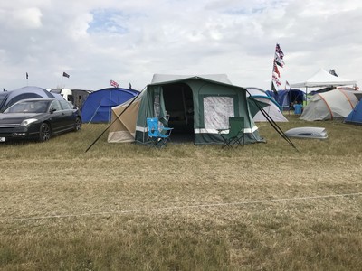 Camplet Royal Trailer Tent With Annex And Storage Stand | eBay UK