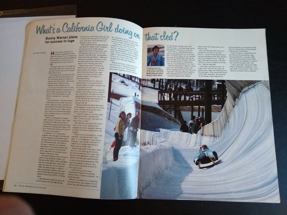 July Aug 1982 The Olympian Magazine - USA Basketball - Softball Darby ...