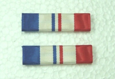 US Texas National Guard Combat Service Medal Ribbon, 2 service ribbons ...