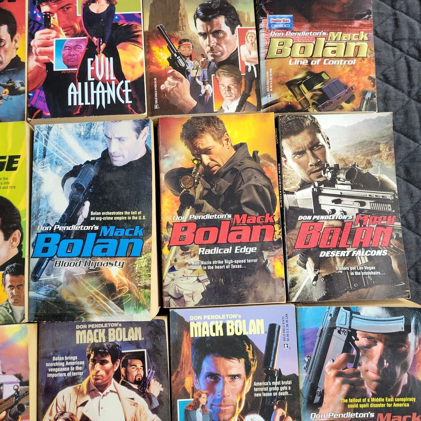 Lot of 20 Mack Bolan Books By Don Pendleton Action Adventure Espionage ...