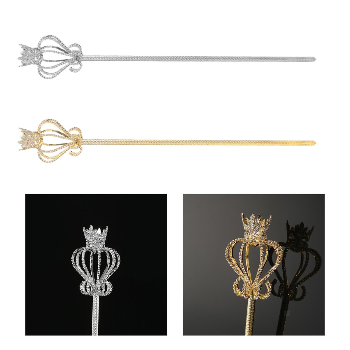 Queen Scepter BookMyCostume Royal Medieval King Queen Scepter Wand