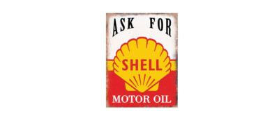 SHELL MOTOR OIL SIGN Retro Metal Sign KITCHEN GARAGE A5 A4 | eBay UK