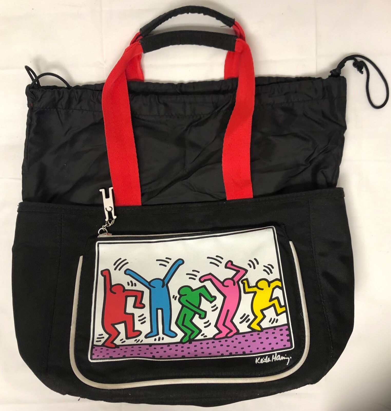 KEITH HARING INSULATED TOTE BAG TRAVEL CASE DRAWSTRIN… - Gem