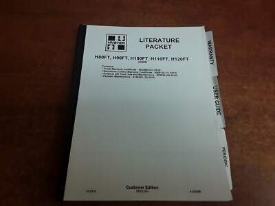 Hyster Literature Packet (U005) 4128568 User Guide & Maintenance | eBay
