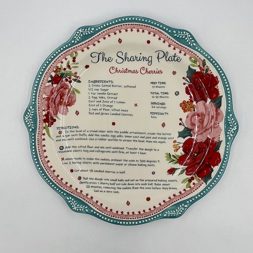 PIONEER WOMAN The Sharing Plate with Christmas Cherries Recipe Rose ...