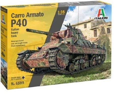Italeri 1/35 Carro Armato P40 Italian Heavy Tank #6599📌USA 📌 | eBay