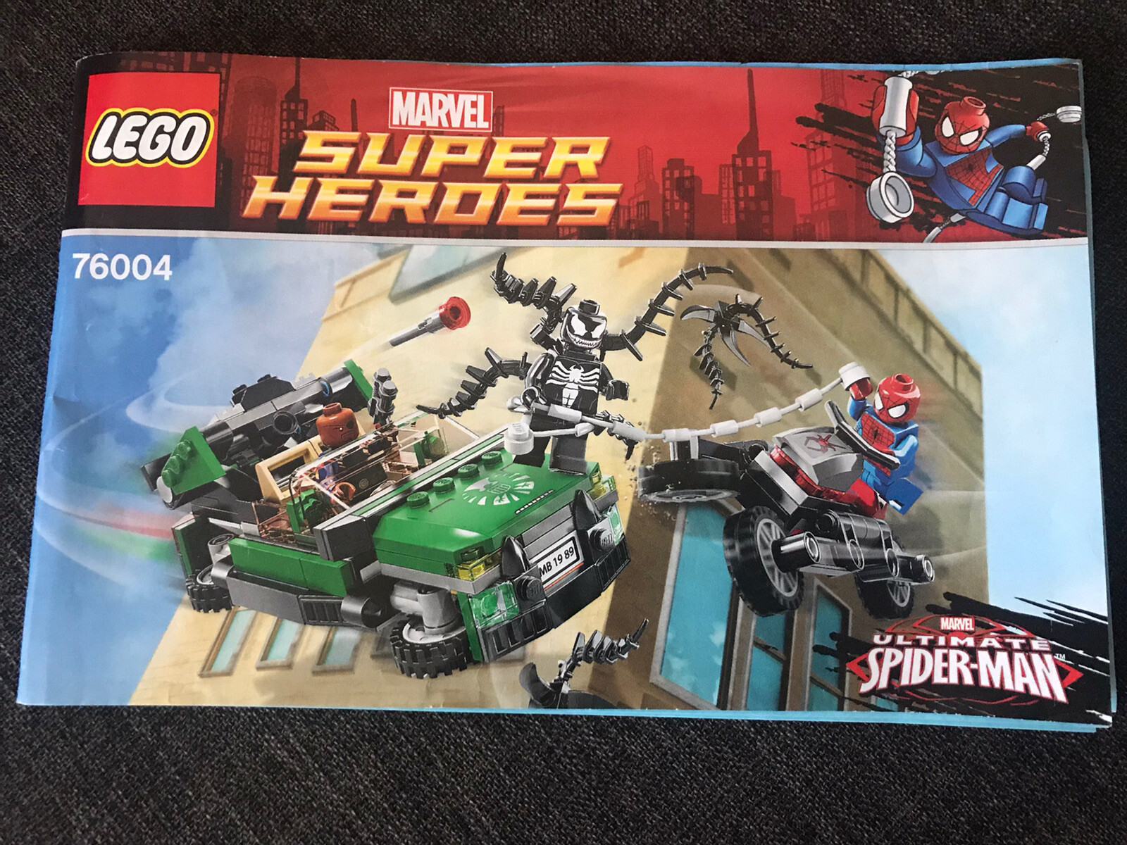 Lego (76004) Spider-Man - Spider-Cycle Chase | eBay