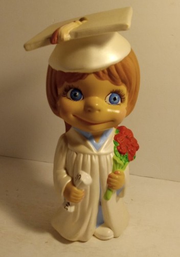 Vintage Ceramic Hand Painted Graduation Child 1974 | eBay