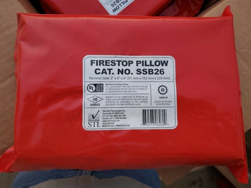 Specified Technologies #SSB26 Expandable Fire Stop Pillow 2"x 6"x9" STI ...