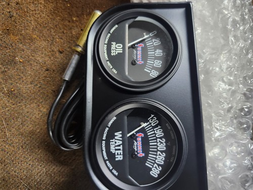 Summit Racing Gauge Kit Analog 09 Series 2 5/8 in Oil PSI Water ...