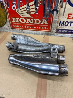 Honda CJ 250 CJ250T exhaust collector box x2 | eBay UK