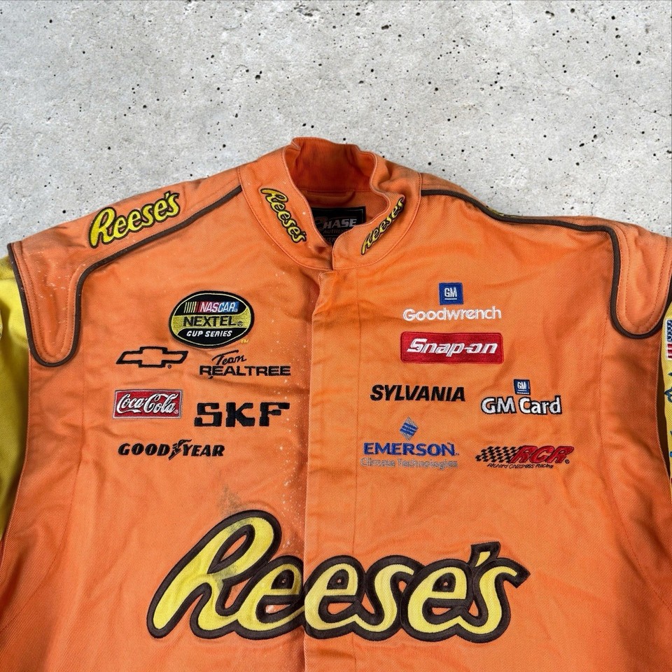 Vintage Reese's Kevin Harvick #29 NASCAR Racing Jacket 3XL Chase Driver ...