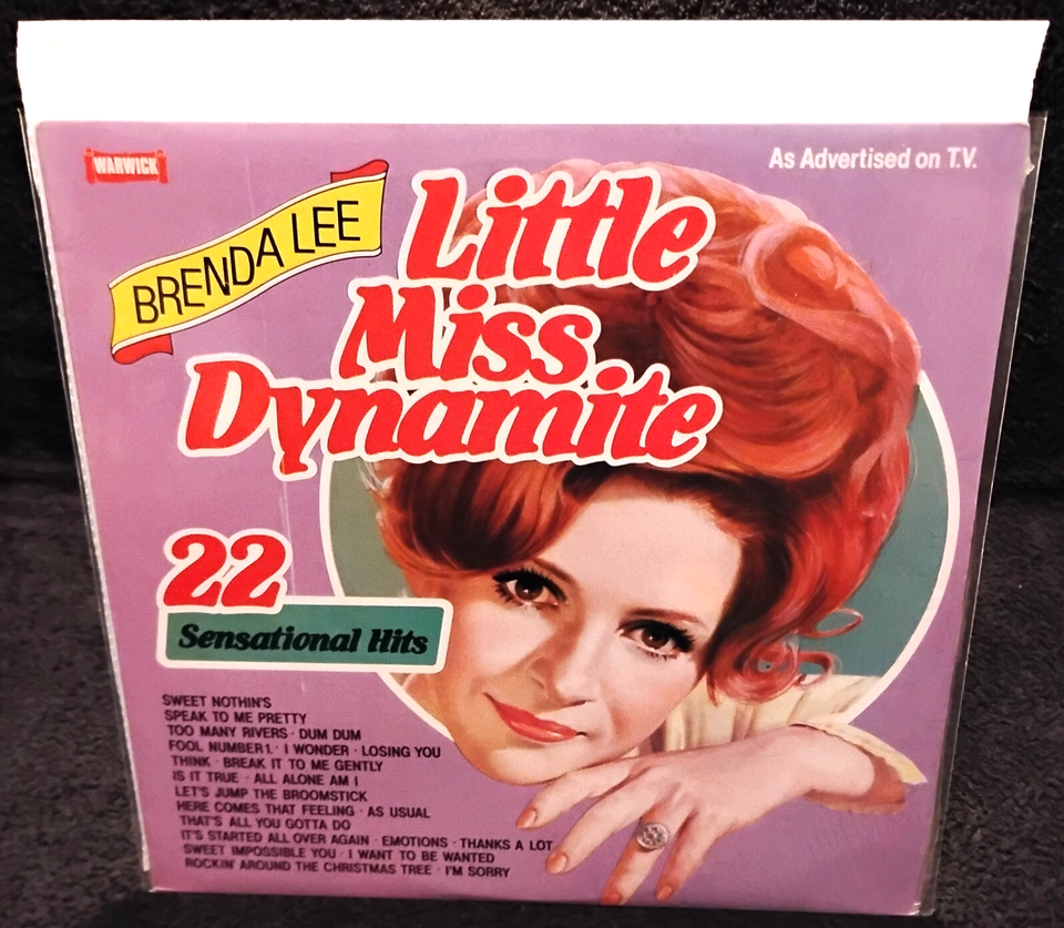 (NEW) BRENDA LEE "LITTLE MISS DYNAMITE" (RARE VINYL / 1ST REL-1980 ...