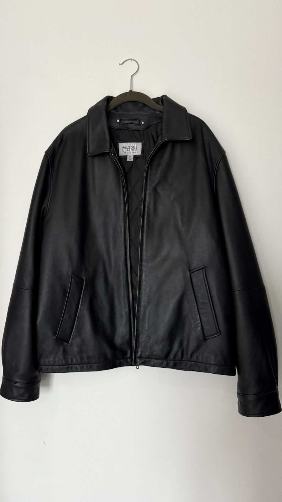 Wilson Leather M. Julian Jacket Men's M Black Leather Thinsulate ...