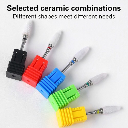 1pcs Ceramic Nail Drill Bit Milling Cutter For Electric Manicure Bit ...