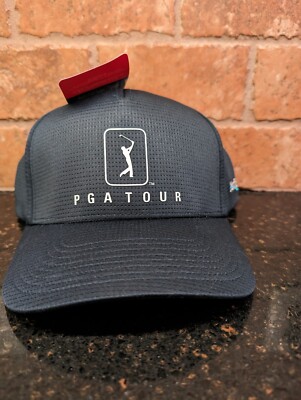 PGA Tour Airflux Mesh Adjustable Hat Blue PGA Tour Ventilated Golf Cap ...