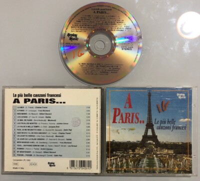 A Paris Le Piu' Belles Chansons Français CD Compilation Repaly Music | eBay