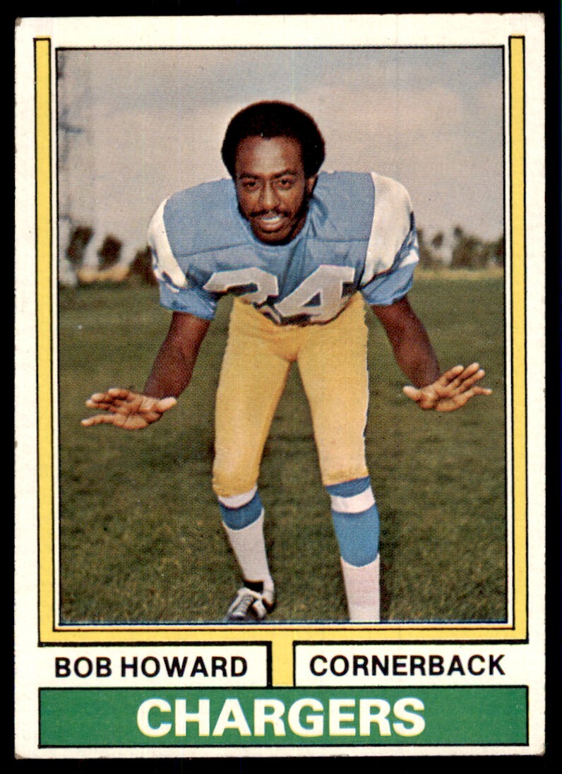 1974 Topps Bob Howard Football Card San Diego Chargers #483 | eBay