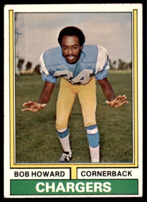 1974 Topps Bob Howard Football Card San Diego Chargers #483 | eBay