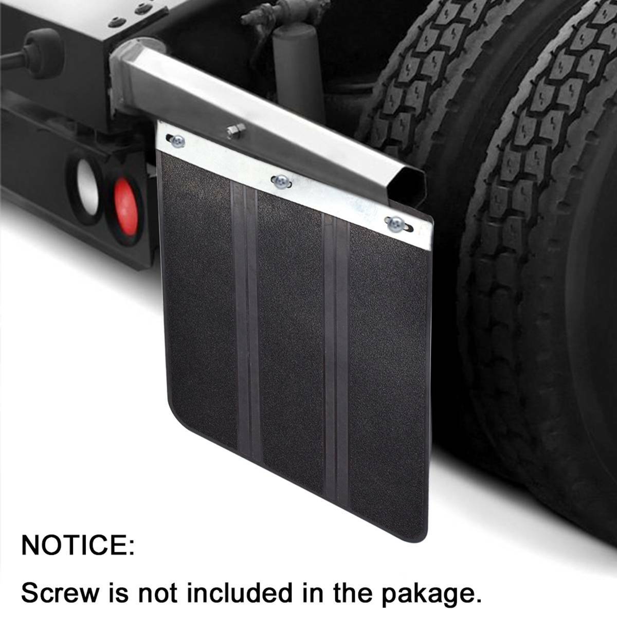Universal Heavy Duty Rubber Car Mud Flaps Splash Guards Truck Pickup ...