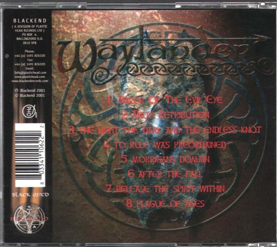 Waylander Light the Dark and the Endless Knot CD Europe Blackend 2001 ...