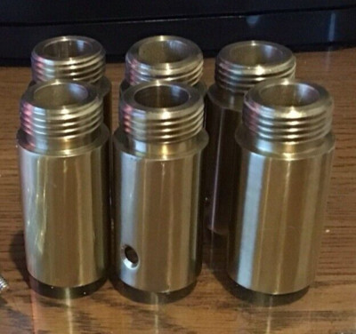 1" Solid Brass Indoor Flag Pole Ornament Ferrule Lot Of 6 New | eBay