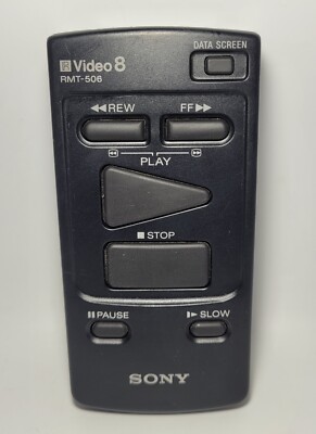 OEM Sony RMT-506 Video Camcorder Remote Control For Video 8 Handy Cam ...