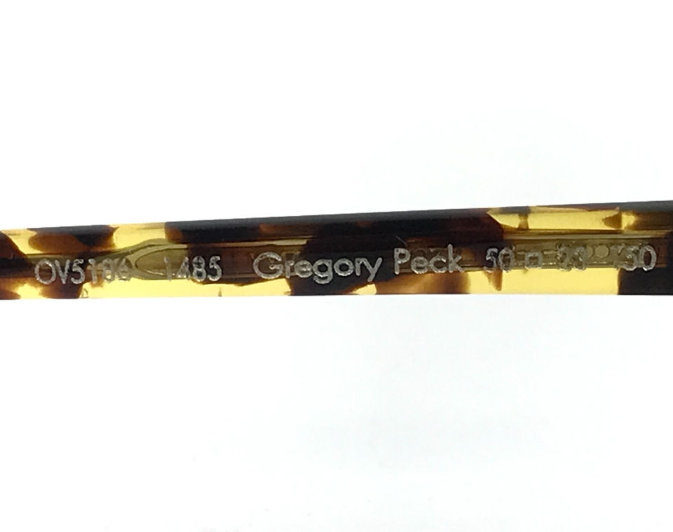 Oliver Peoples Eyeglasses Frames OV5186 1485 Gregory Peck Buff Havana ...